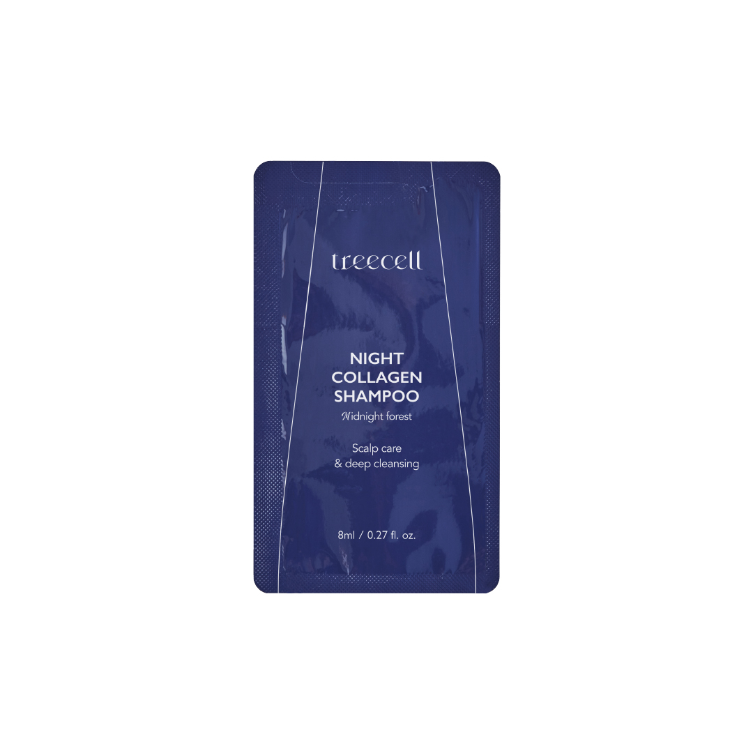 Night Collagen Shampoo Sachet Sample – Midnight Forest – Treecell Malaysia